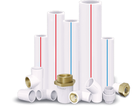 UPVC Plumbing Pipes & Fittings - Durable Pipes